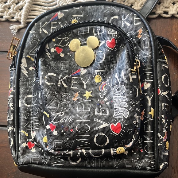 Disney | Bags | Disney Micky Mouse Omg Love Design Mini Backpack | Poshmark